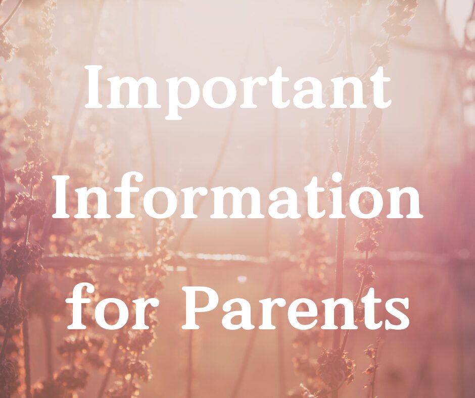 ATTENTION PARENTS - Sts Joseph & Paul Catholic Church